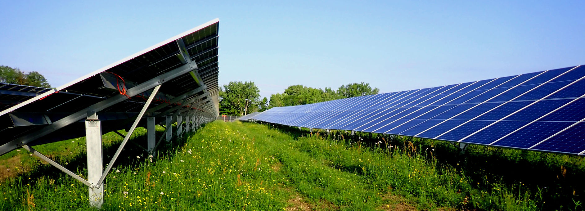 New Ground Mounted Solar Array Farm