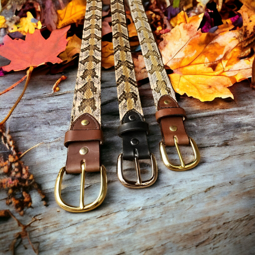 Timber Rattler/Canebrake Belt | Belt Shop at Hardens
