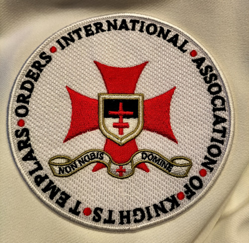 120mm International Association Embroidered Patch | The Knights Templars