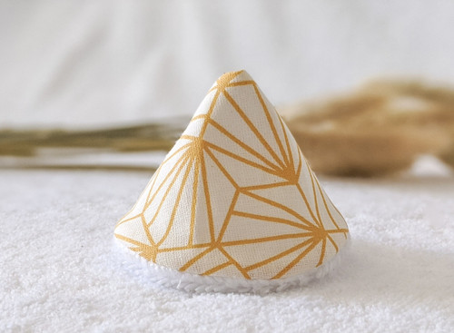 Tipi pipi origami jaune | PerlesFleursCiseaux