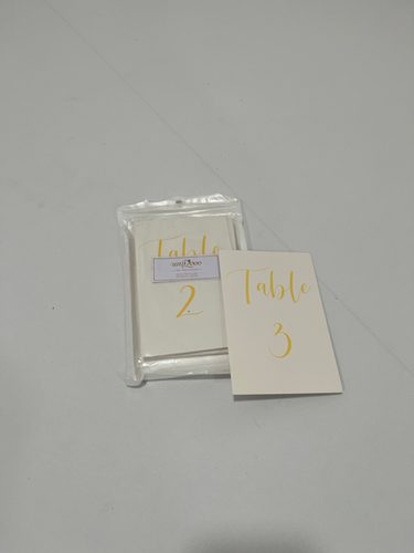 Table Numbers | Piney Grove Ranch