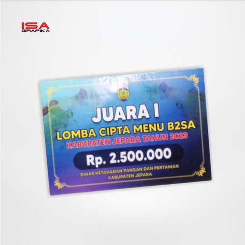 Cetak Papan Hadiah | ISA Grafika