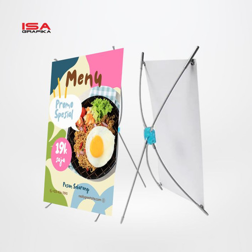 Cetak Mini X Banner | ISA Grafika