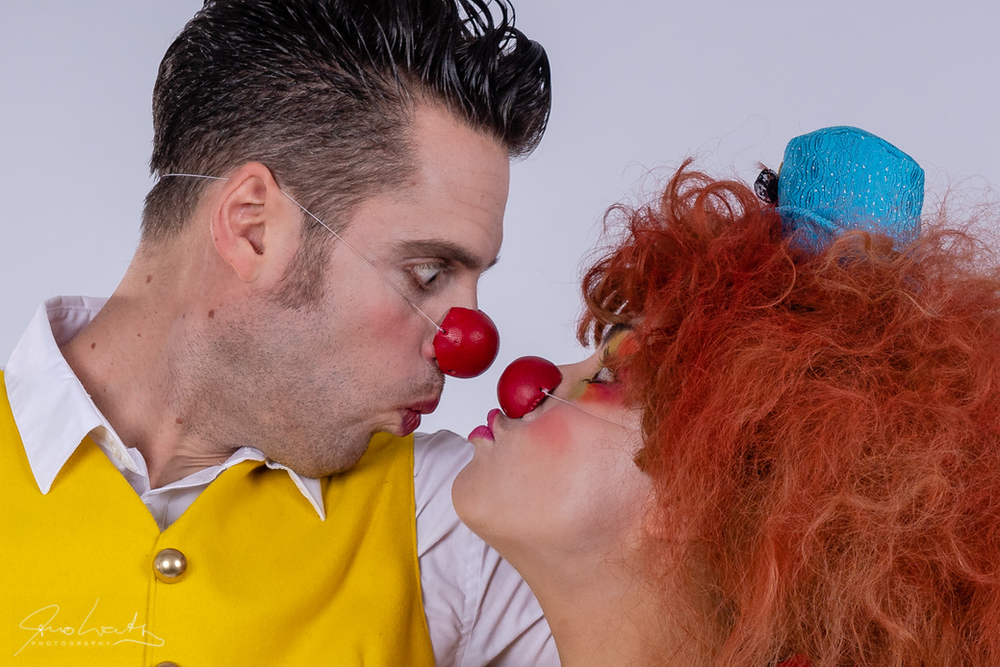 Fotoshooting Clown Duo "Wenn'n'Woo"