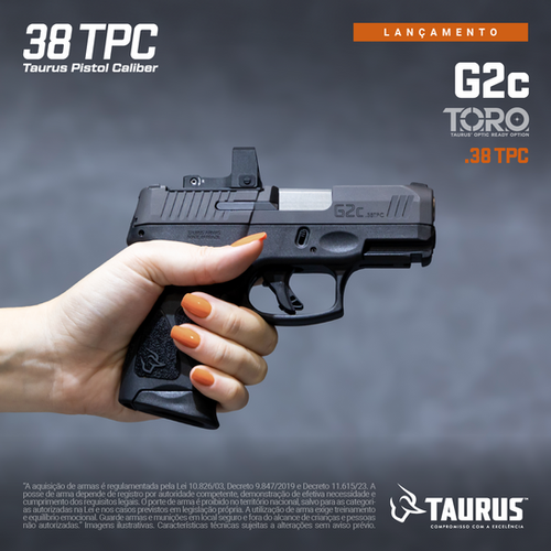 Pistola Taurus G2c T.O.R.O. .38 TPC | PROMOVENDAS