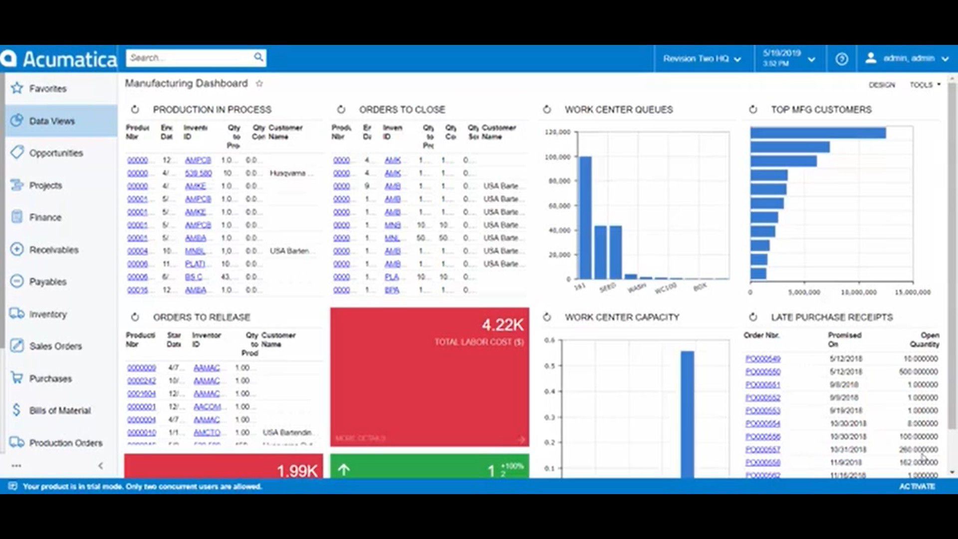 Acumatica Advanced Manufacturing | intercsAcumatica