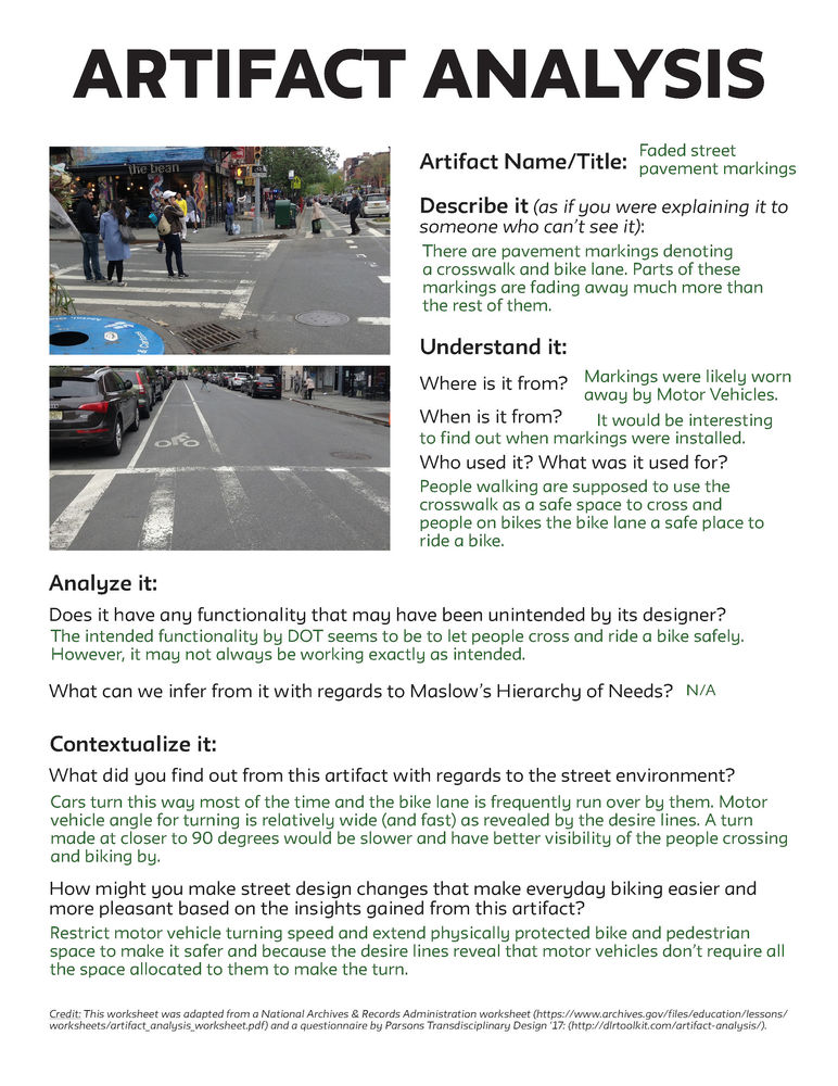 Artifact Analysis Method