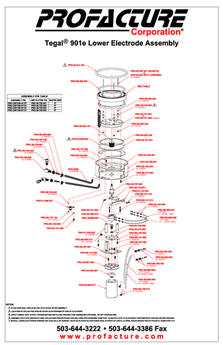 Tegal 901 Lower Electrode | PROFACTURE