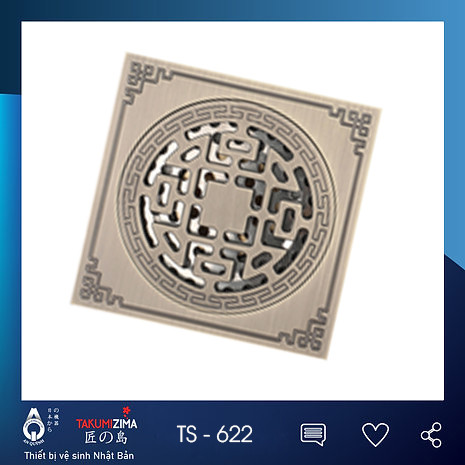 Phễu Thoát Sàn Takumizima TS-622 | Nhà Phân Phối An Quỳnh