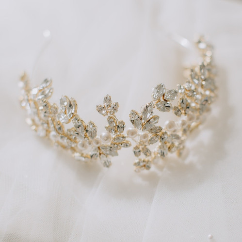 Isla | Diamante Bridal Headpiece | Deborah K Design Bridal Accessories