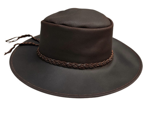 Outback Style Leather Hat | Todd