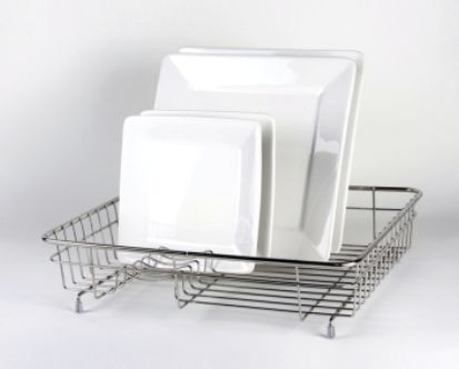 Medium / Large Stainless Steel Dish Drainer | Delfinware-Direct
