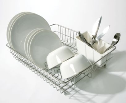 Large Stainless Steel Dish Drainer | Delfinware-Direct
