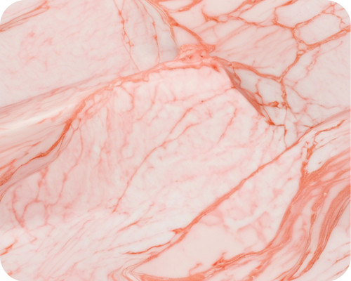 Pink Marble Glass Worktop Saver | Pearl Glass
