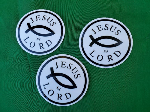 3 Jesus is Lord Stickers | jesusislordmarkers