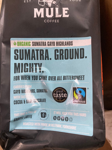Coffee, Grumpy Mule, Organic Ground Sumatra | Eden Organic