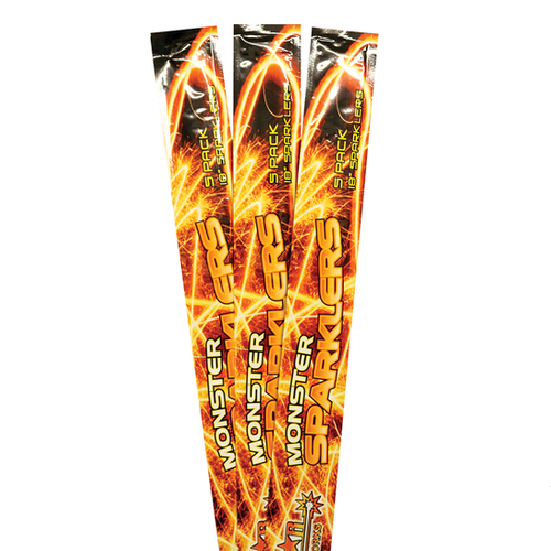 MONSTER SPARKLERS 18"GOLD | Essex Fireworks