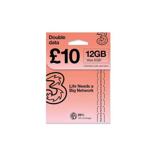 UK Sim Card Three | British Mobile
