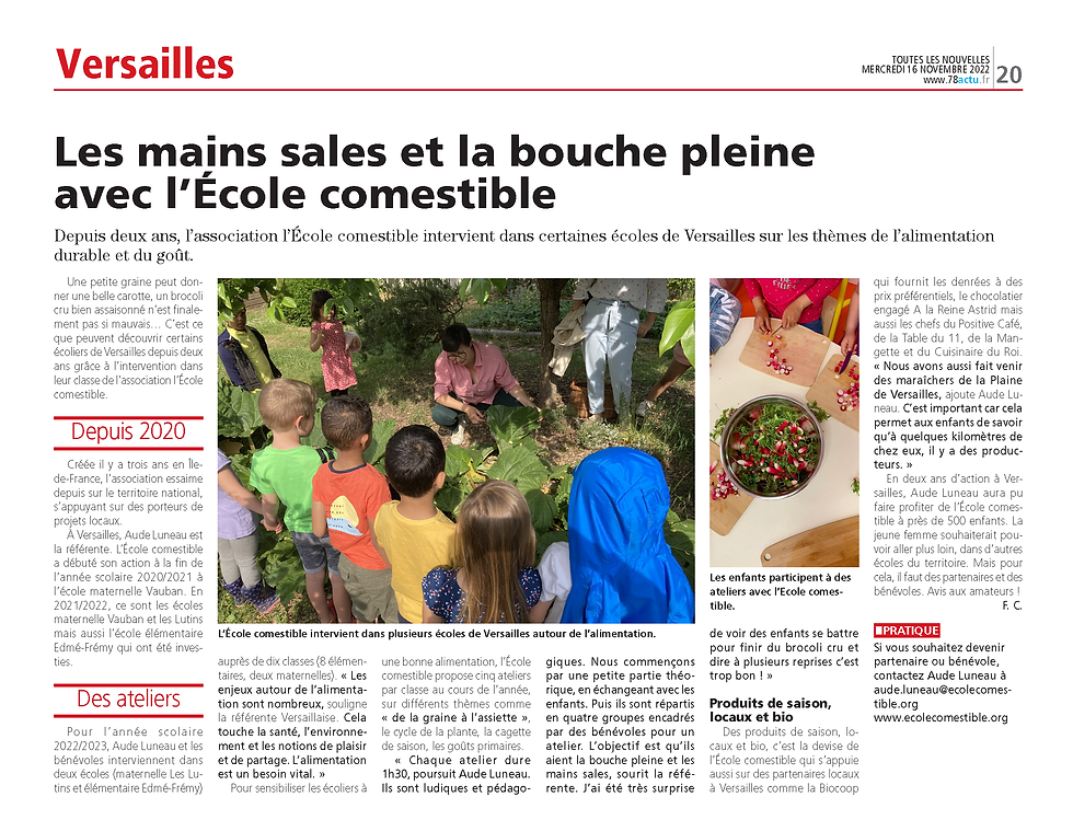 ARTICLE 78 ACTU - Novembre 2022