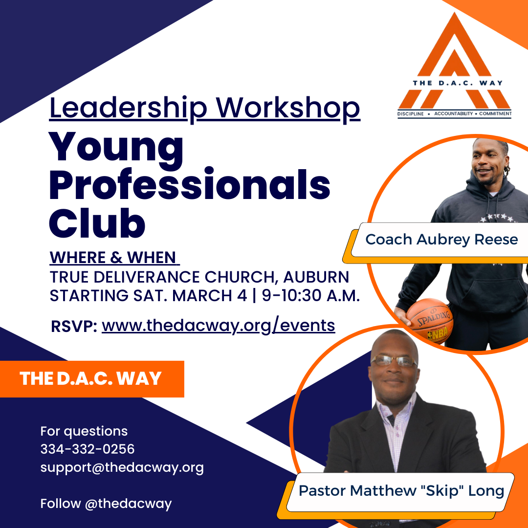 Young Professionals Club - Leadership Workshop | The D.A.C. Way