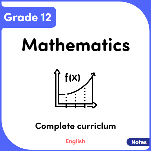 Gr 12 Mathematics Book A & B [English] | Testpapers