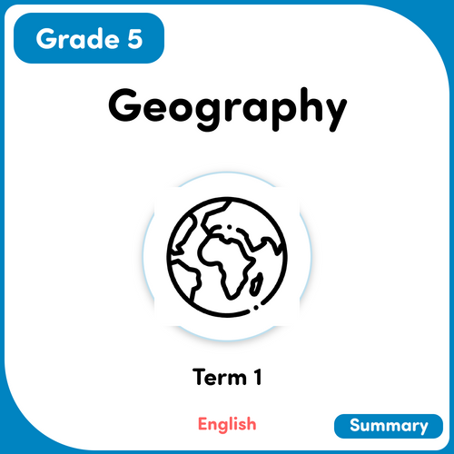 Gr 5 Geography T1 [English] | Testpapers