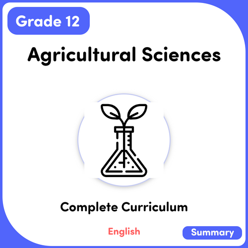 Gr 12 Agricultural Sciences [English] | Testpapers