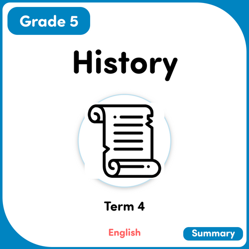 Gr 5 History T4 [English] | Testpapers