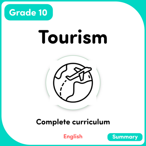 Gr 10 Tourism [English] | Testpapers