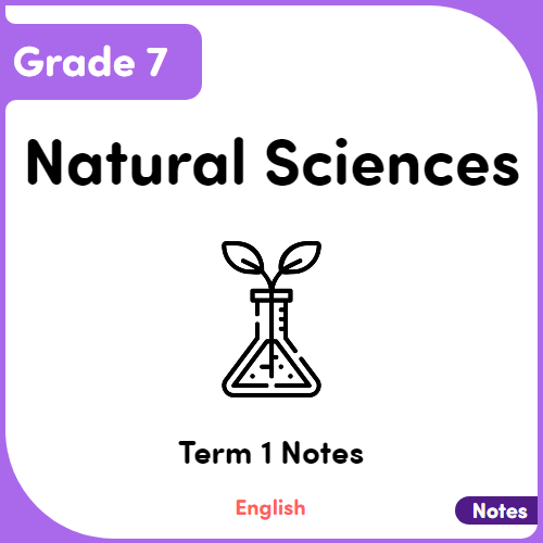 Gr 7 Natural Sciences [English] | Testpapers