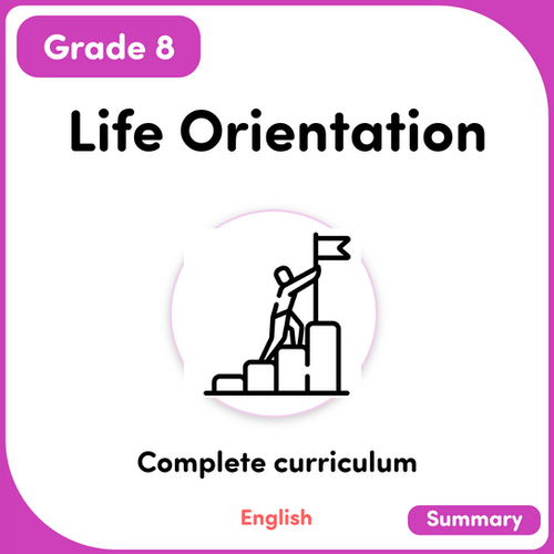 Gr 8 Life Orientation [English] | Testpapers