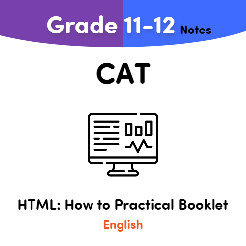 Gr 11-12 CAT: HTML [English] | Testpapers