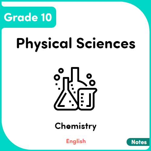 Gr 10 Physical Sciences Chemistry English Testpapers