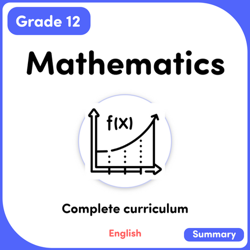 Gr 12 Mathematics Book A & B [English] | Testpapers