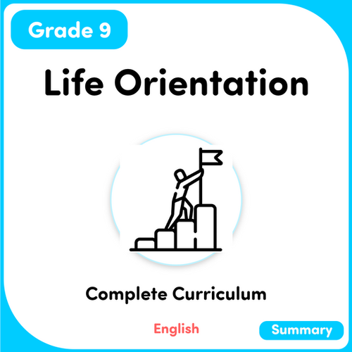 Gr 9 Life Orientation [English] | Testpapers