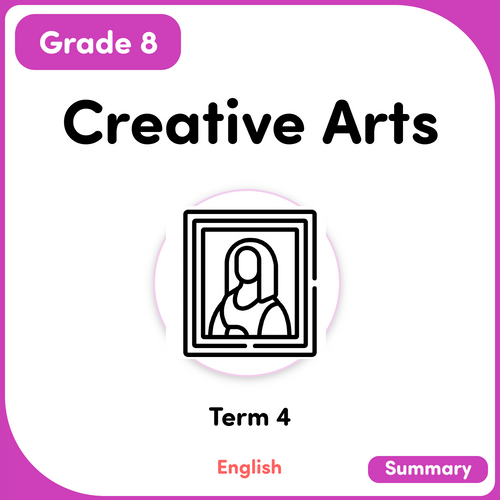 Gr 8 Creative Arts T4 [English] | Testpapers