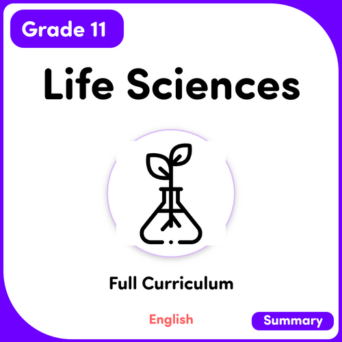 Gr 11 Life Sciences [English] | Testpapers
