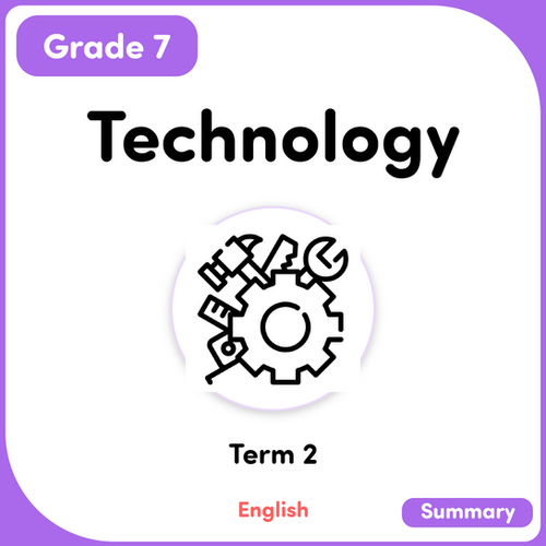Gr 7 Technology T2 [English] | Testpapers