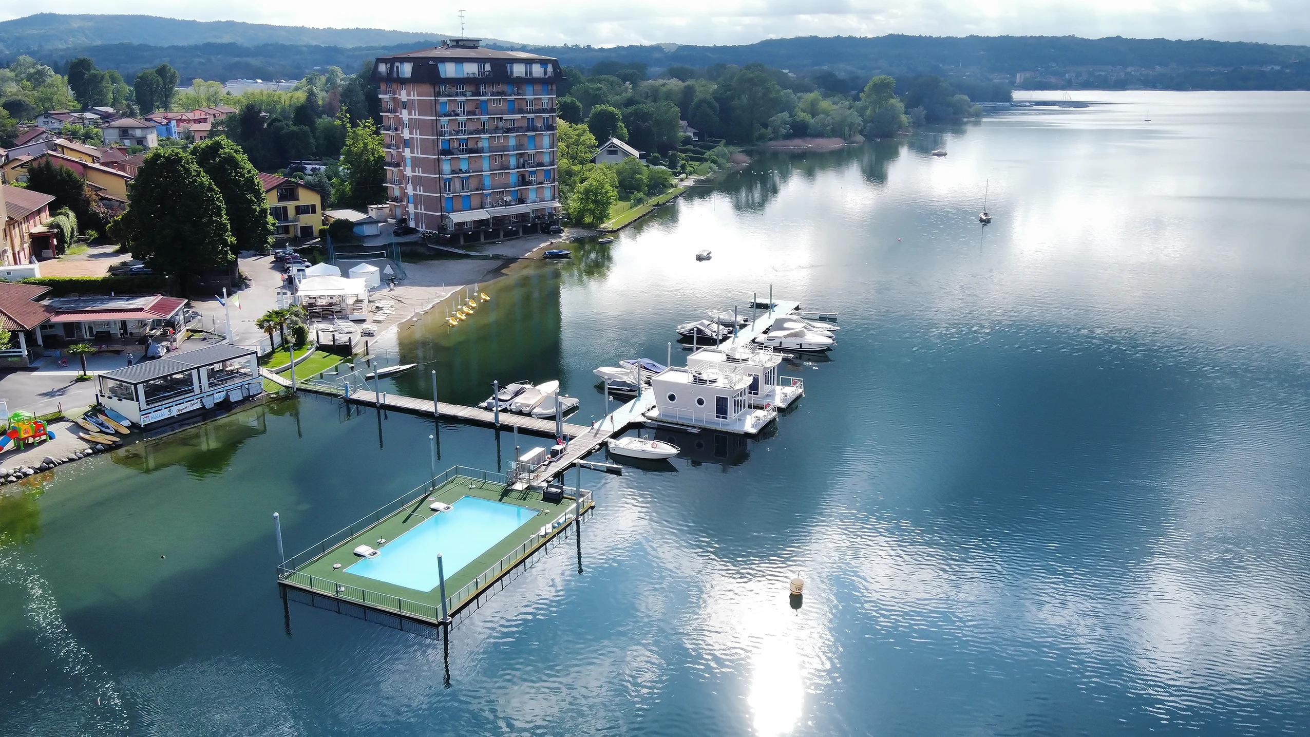 Nautisch | Dock met ligplaats | Camping Italia Lido | Lago Maggiore