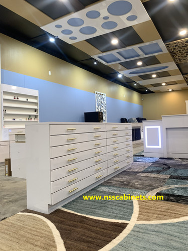 14 Drawer Dip Base Cabinet 96W36H | NSS Cabinet