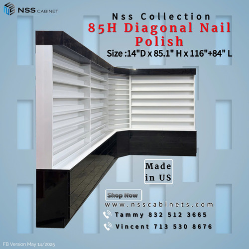 85H Diagonal Nail Polish $363/Feet | NSS Cabinet