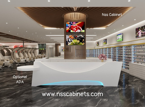 ADA Carmel Reception Counter $700/ feet | NSS Cabinet