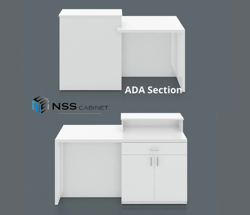 72 ADA Reception Counter | NSS Cabinet