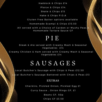 Menus | White Horse Corton