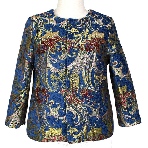 Brocade Beaded Jacket | Odeon By Kris