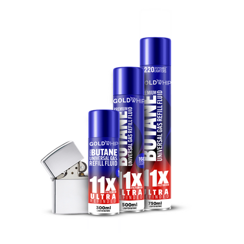 Butane 11x Ultra Refined | GOLDWHIP
