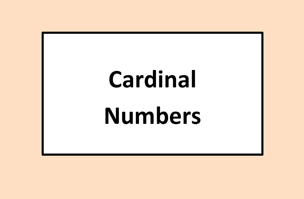 Cardinal Numbers