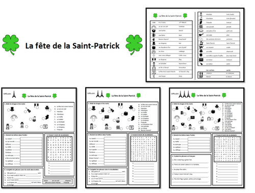 La Saint-Patrick- Worksheet