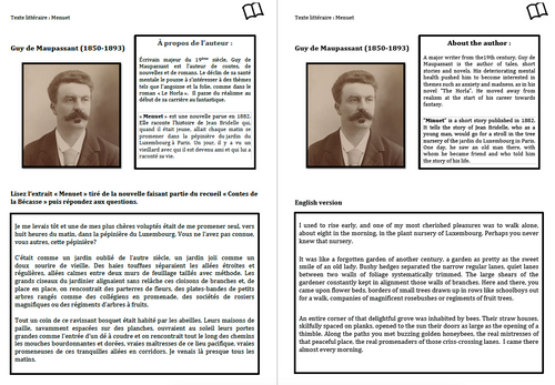 Guy de Maupassant-Menuet | Laprofdefrancais