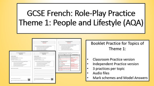 Role-Play Practice-Theme1 | Laprofdefrancais